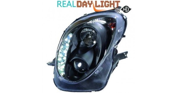 Paire de phares + feux LED de jour, fond noir pour Alfa MITO 2008->> 399,90 € Pièces Design ...